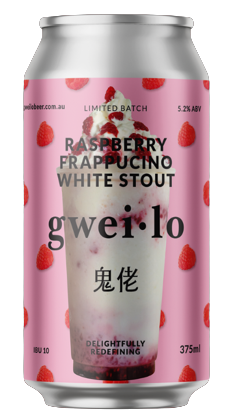 Gweilo Raspberry Frappucino White Stout 375mL | Liberty Liquors