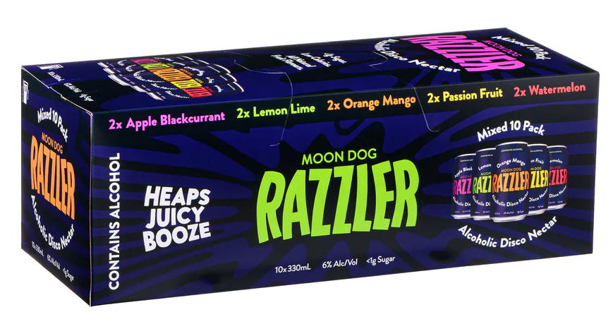 Moondog Razzler Mixed 10 Pack | Liberty Liquors