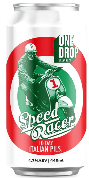 One Drop Speed Racer 10 Day Pilsner 440mL | Liberty Liquors