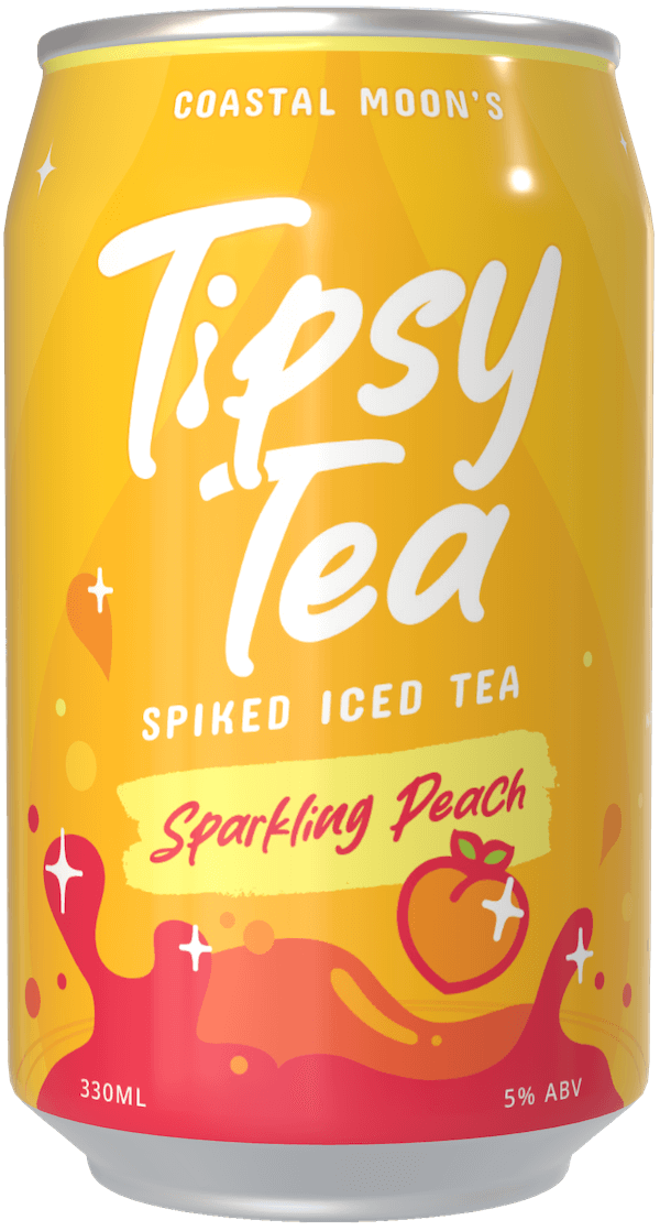 Tipsy Tea Sparkling Peach 4 Pack | Liberty Liquors