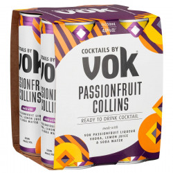 Vok Cocktails Passionfruit Collins 4 Pack | Liberty Liquors