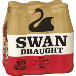 Swan Draught 375mL 6 Pack | Liberty Liquors