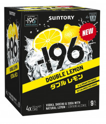 Suntory -196 Double Lemon 9% 4 Pack | Liberty Liquors